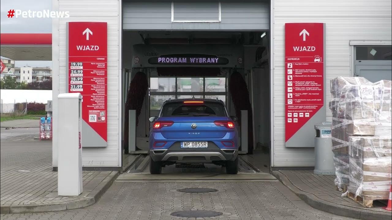 Myjnia automatyczna na stacji ORLEN - YouTube