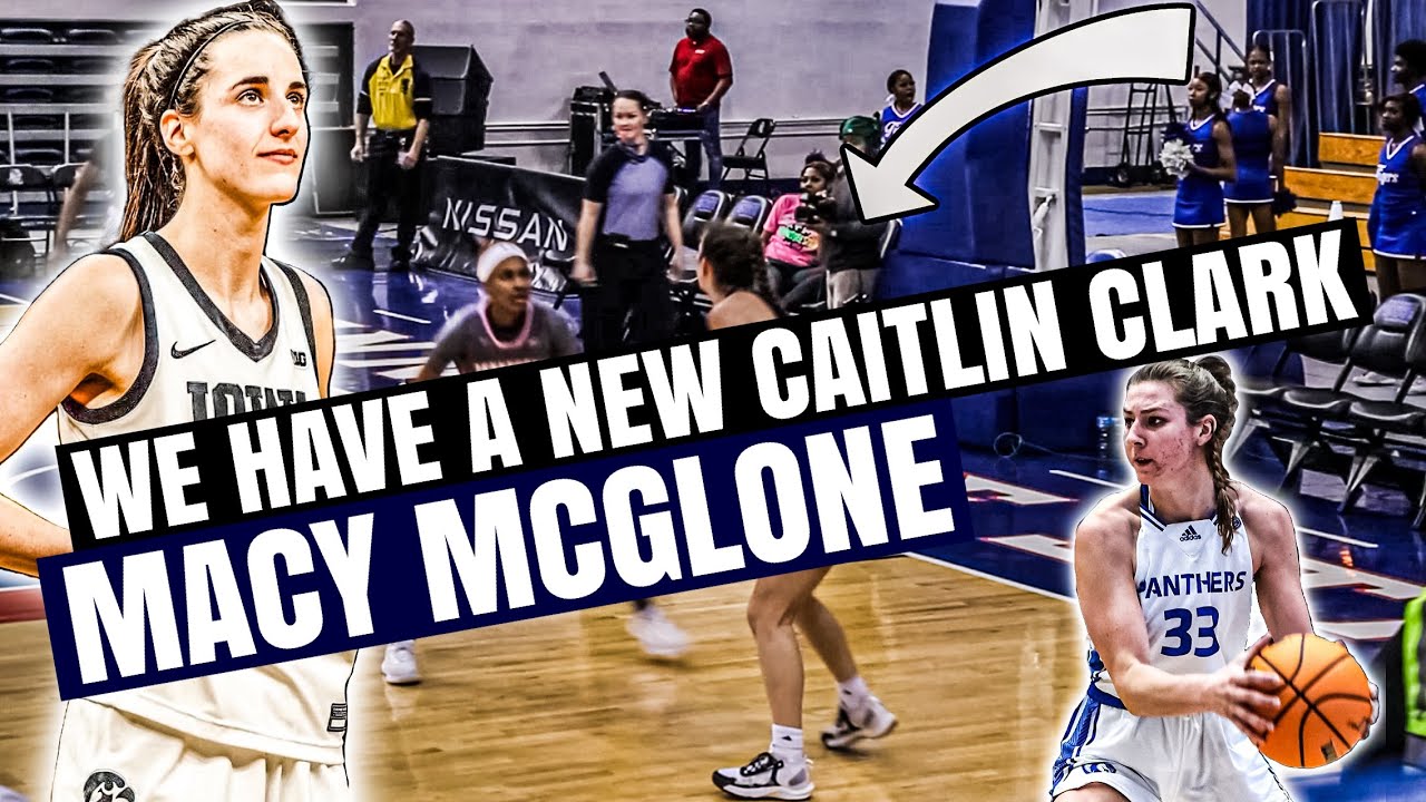 "WE HAVE A NEW CAITLIN CLARK!!" Macy McGlone Drops A Double Double In ...