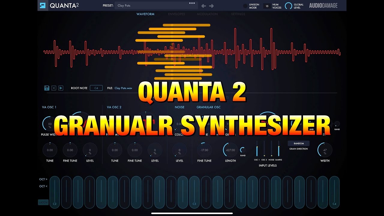 QUANTA 2 - Granular Synthesizer by Audio Damage - Demo for the iPad ...