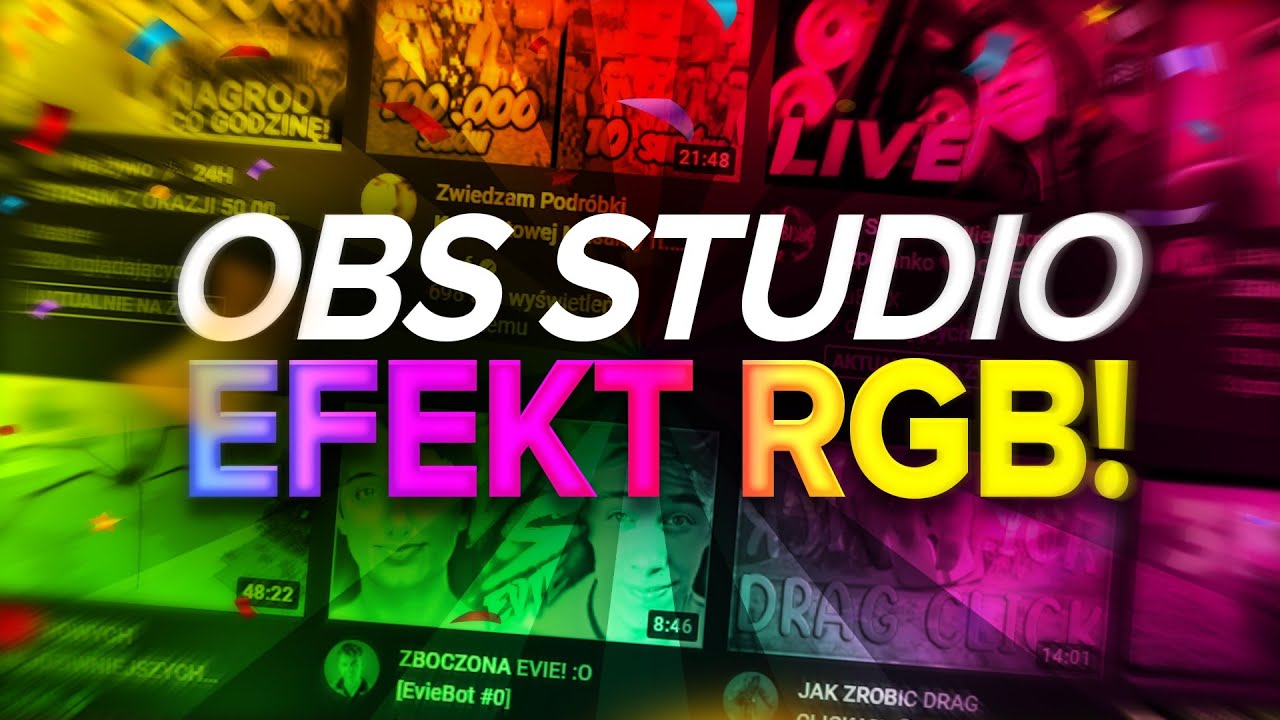 PLUGIN DODAJĄCY RGB W OBS STUDIO?! - YouTube