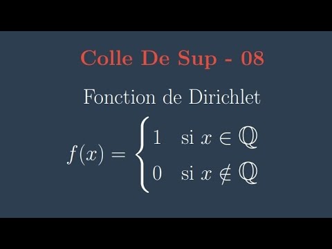 Colle De Sup - 08 - Dirichlet Function - YouTube