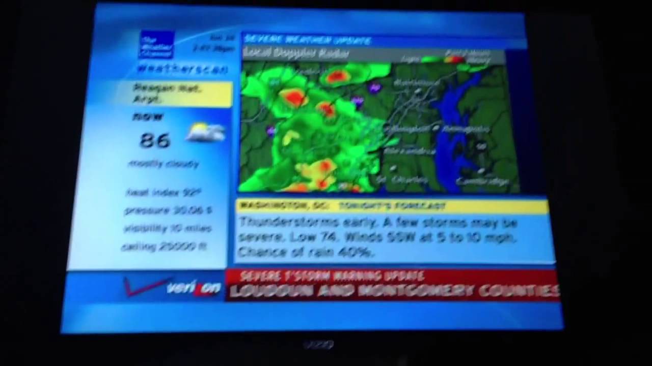 Weatherscan-Severe Weather Mode 6/24/13 - YouTube
