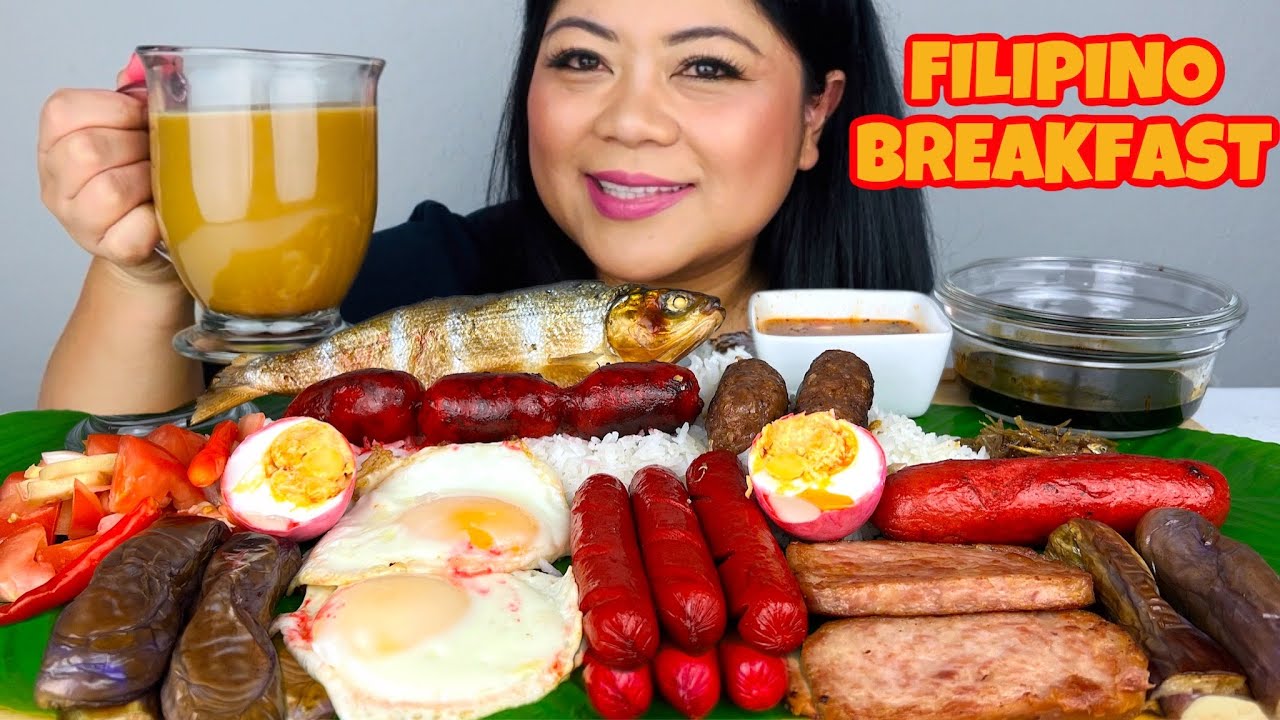 PINOY ALMUSAL | BOODLE FIGHT STYLE | FILIPINO FOOD | EATING SHOW ...