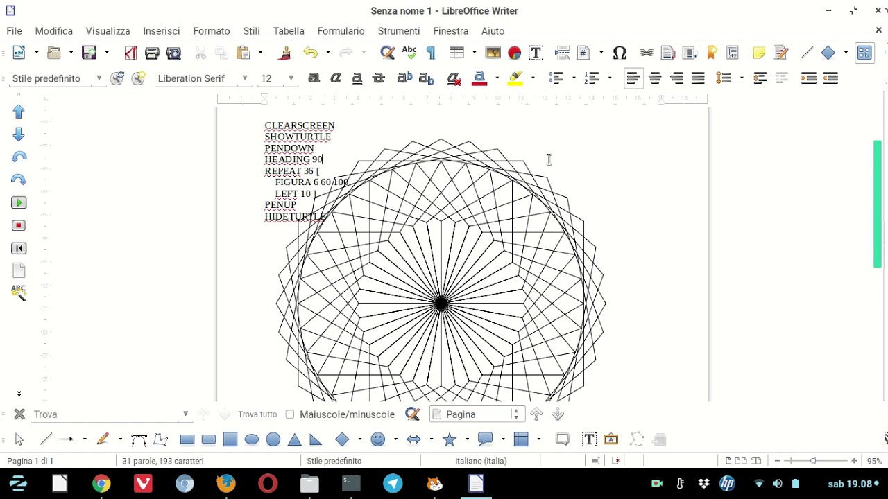 Figure geometriche complesse con LibreLogo - YouTube