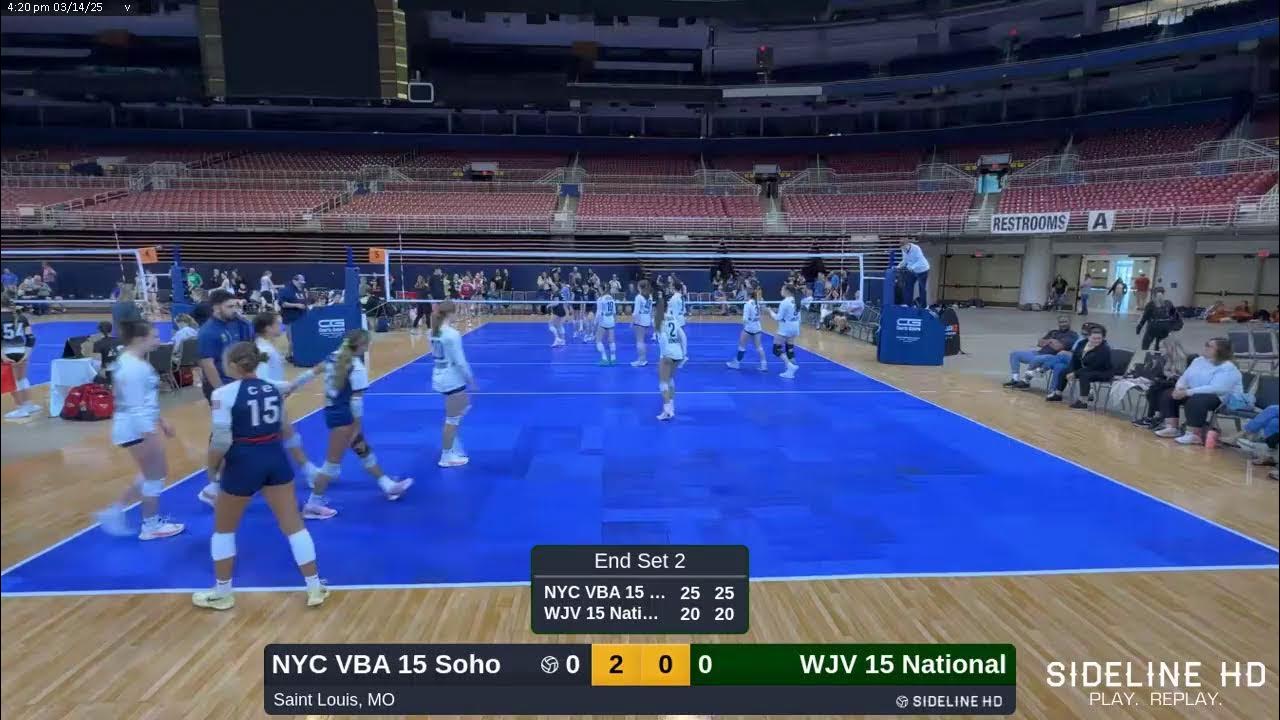 WJV 15 National vs. NYC VBA 15 Soho (2025.03.14) - YouTube