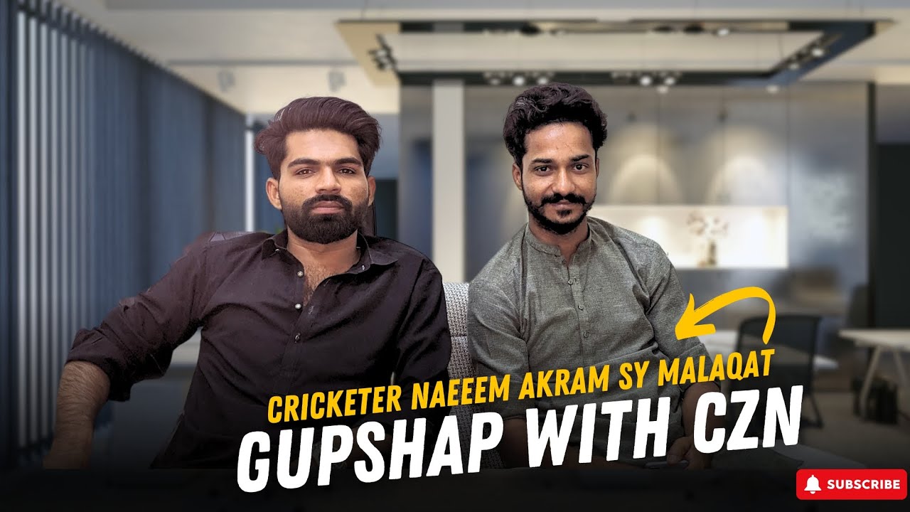 CRICKETER NAEEM AKRAM SY MALAQAT | GUPSHAP WiTh CZN - YouTube