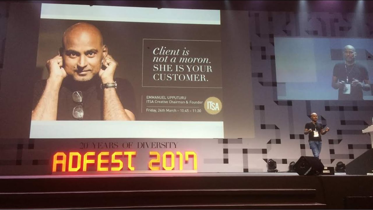 AdfestSpeaker - Emmanuel Upputuru - Founder - Efgh Brand Innovations - YouTube
