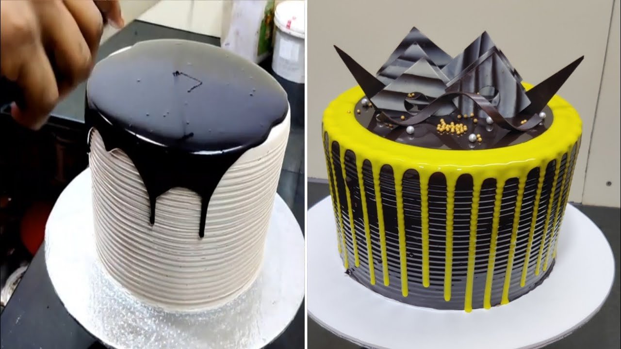 Perfect Chocolate Cake Recipe | Best Design Chocolate Cake | By Mukesh ...