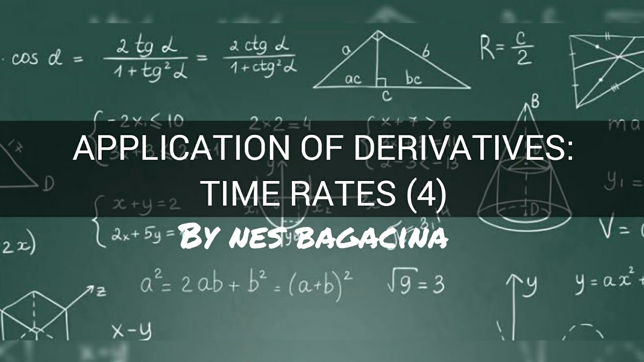 Application of Derivatives: Time Rates - YouTube