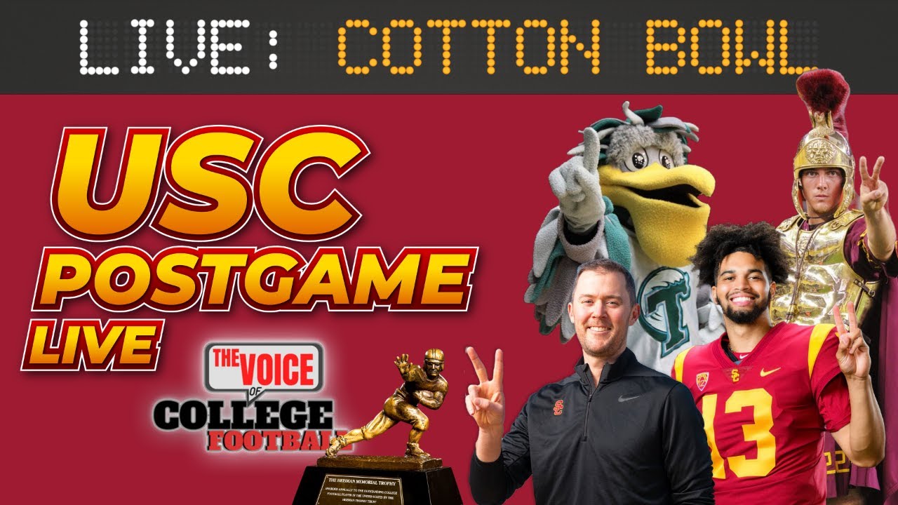USC Postgame LIVE: Cotton Bowl vs. Tulane - YouTube