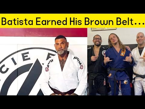 Batista Earned Brown Belt at Brazilian Jiu Jitsu | WWE News | #batista ...