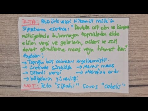 88)KPSS TARİH 2026 I İLK TÜRK İSLAM DEVLETLERİ İkta Sistemi #kpss #tarih 