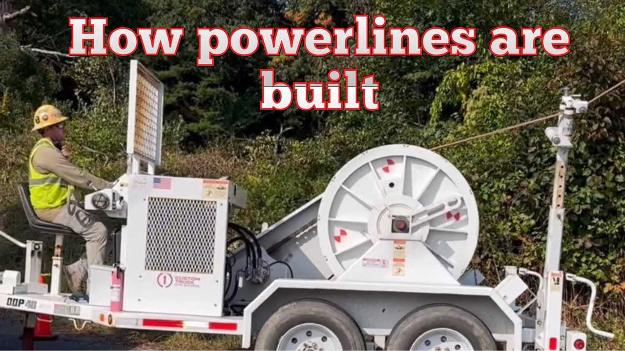 Hendrix spacer cable installation - YouTube