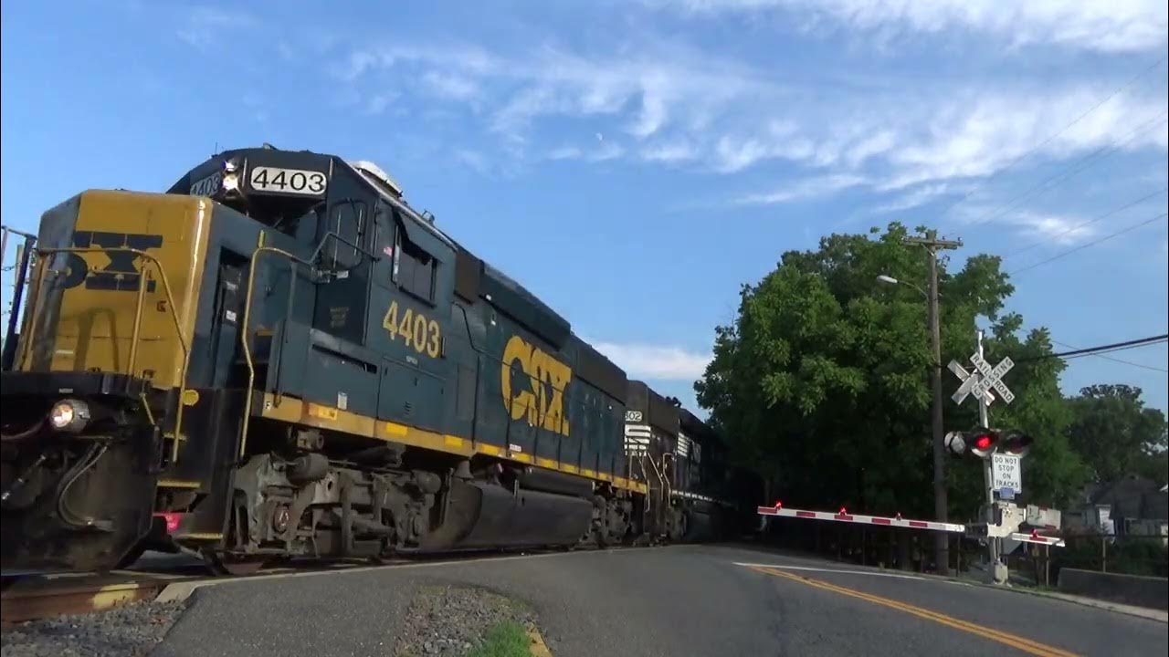CSAO WPMI-61 with CSX 4403 and NS 5802 on 7/15/2024 - YouTube