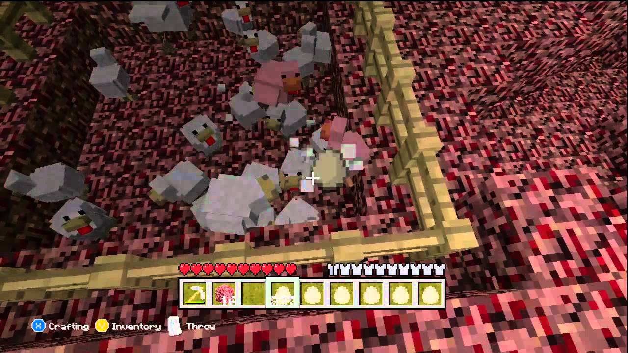 Maskless Gimp vs Minecraft Chickens - YouTube