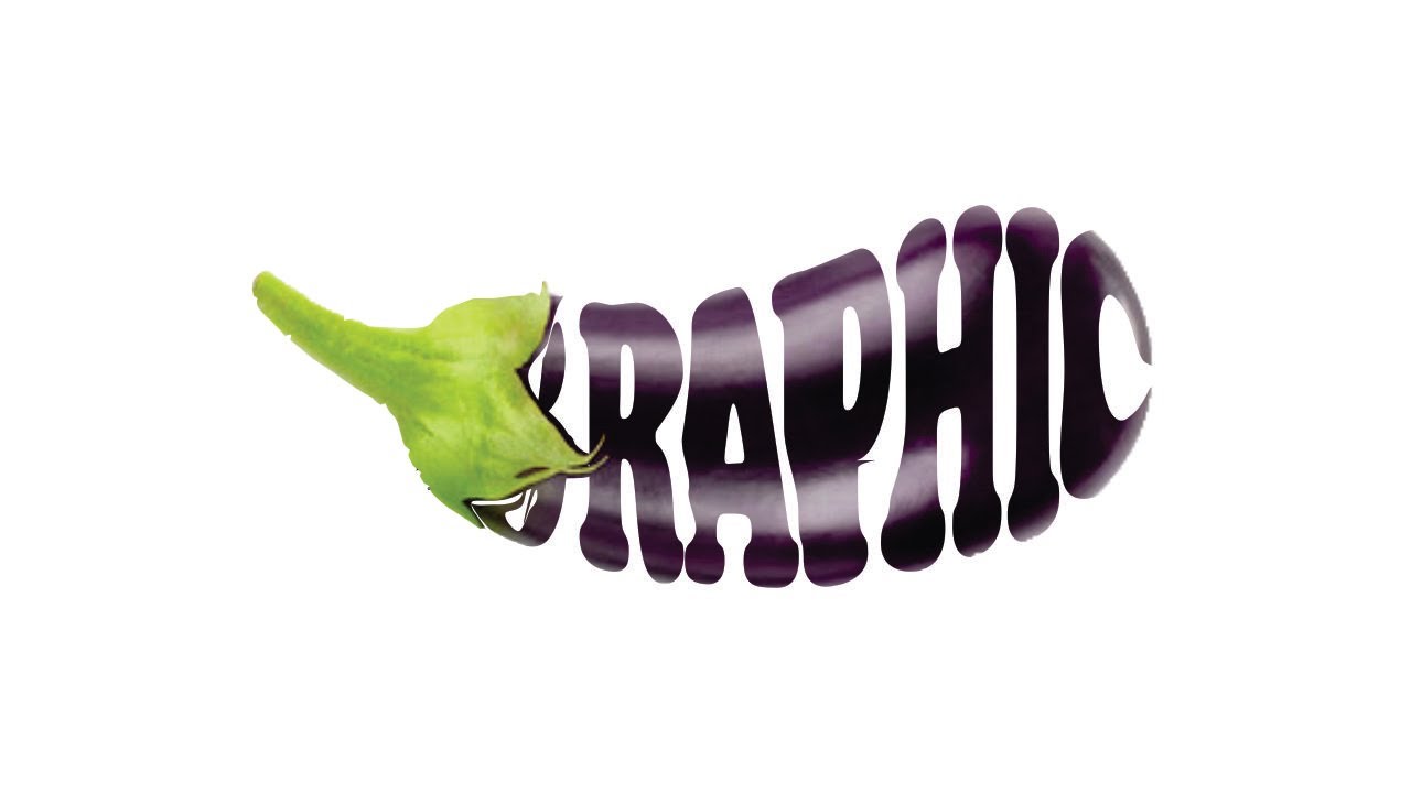 Professional 3D Typography in Corel draw | Eggplant | Bengan ...