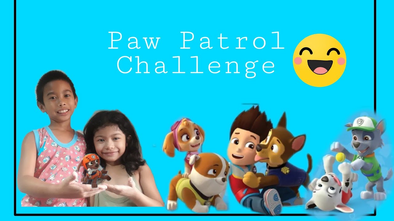 Paw Patrol Challenge - YouTube