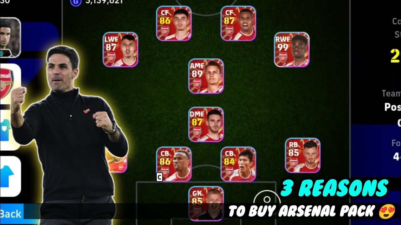 Arsenal pack review 🤯🤯🥶 Arsenal pack vs legend - YouTube