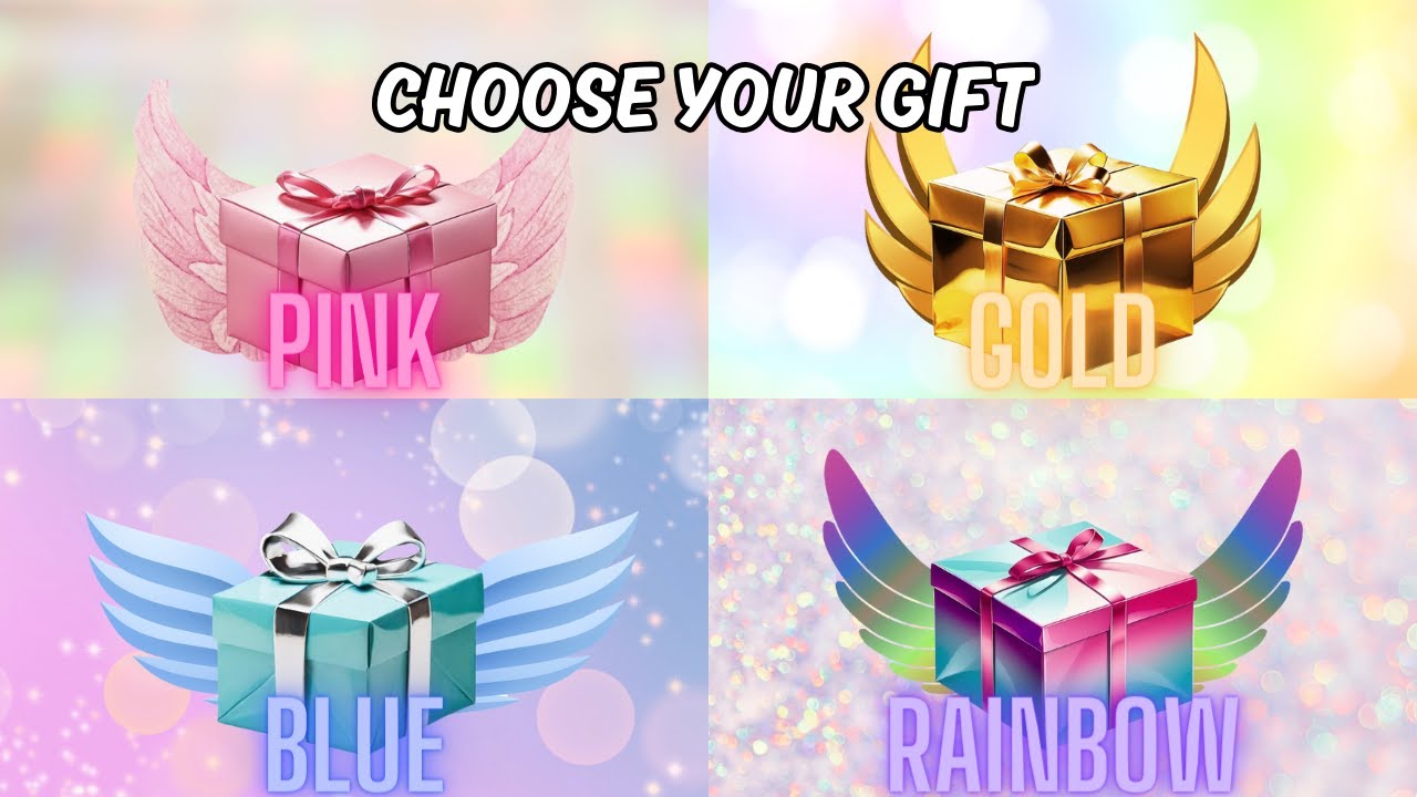 Choose YOUR Gift..! Pink, Gold, Blue and Rainbow edition 4 Giftbox ...