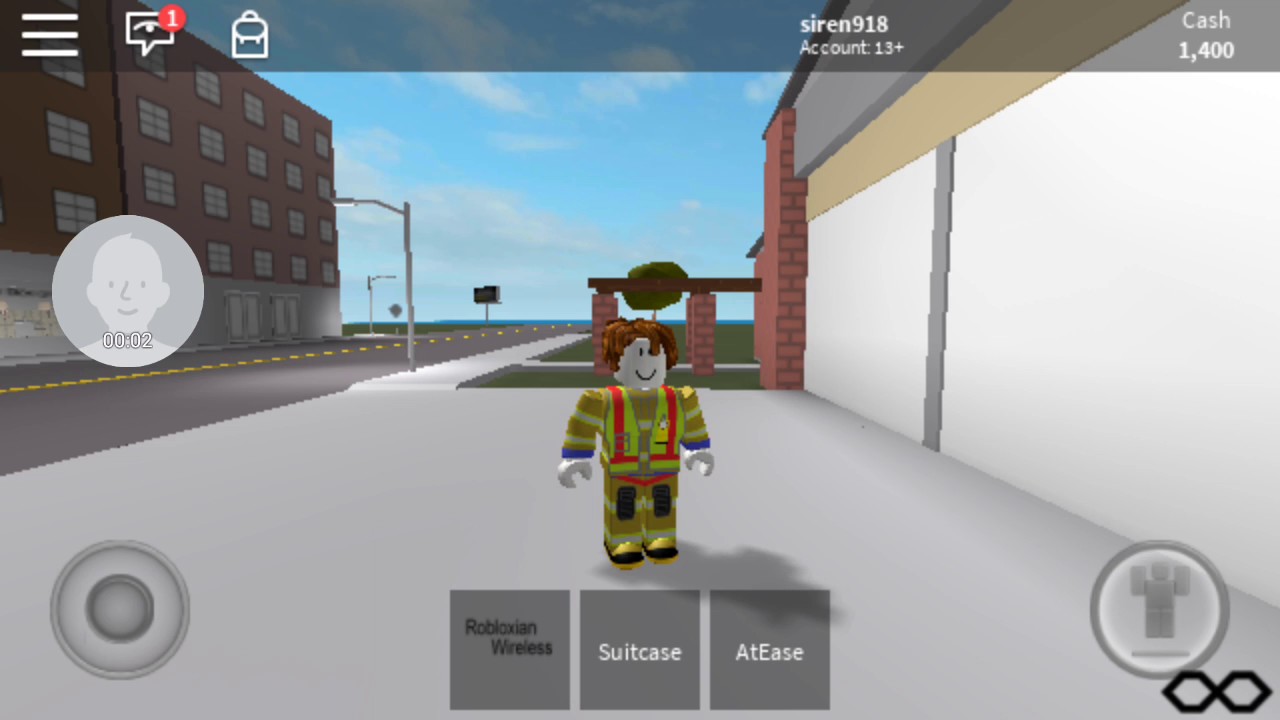 i wear a firefighter gear on roblox - YouTube