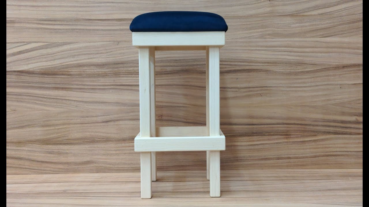 Como hacer este banquito fácil y rápido el incluye tapizado, practica ...