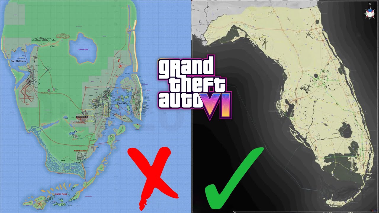 LEAKED Info Proves That THIS WILL BE The Shape Of The GTA 6 Map! - YouTube