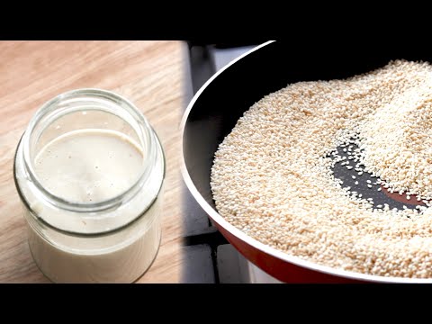 HOW TO MAKE HOMEMADE TAHINI | PASTA WIJEN UNTUK SALAD DRESSING DAN RAMEN | TAHINI RECIPE