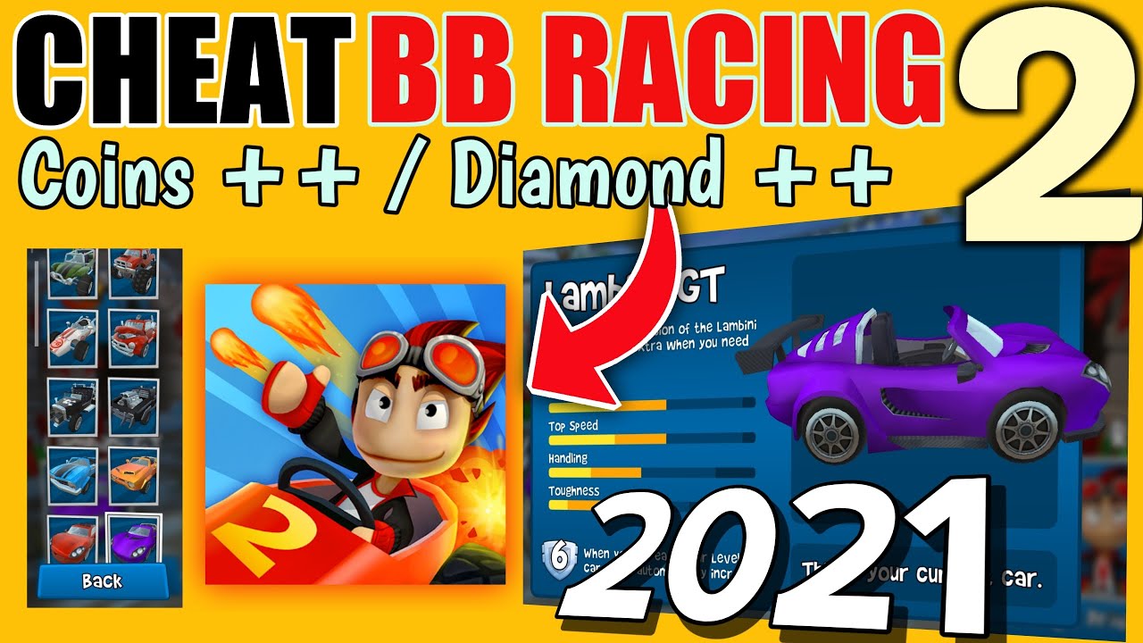 NEW UPDATE Cheat BB Racing 2 Mod All Cars Terbaru - YouTube