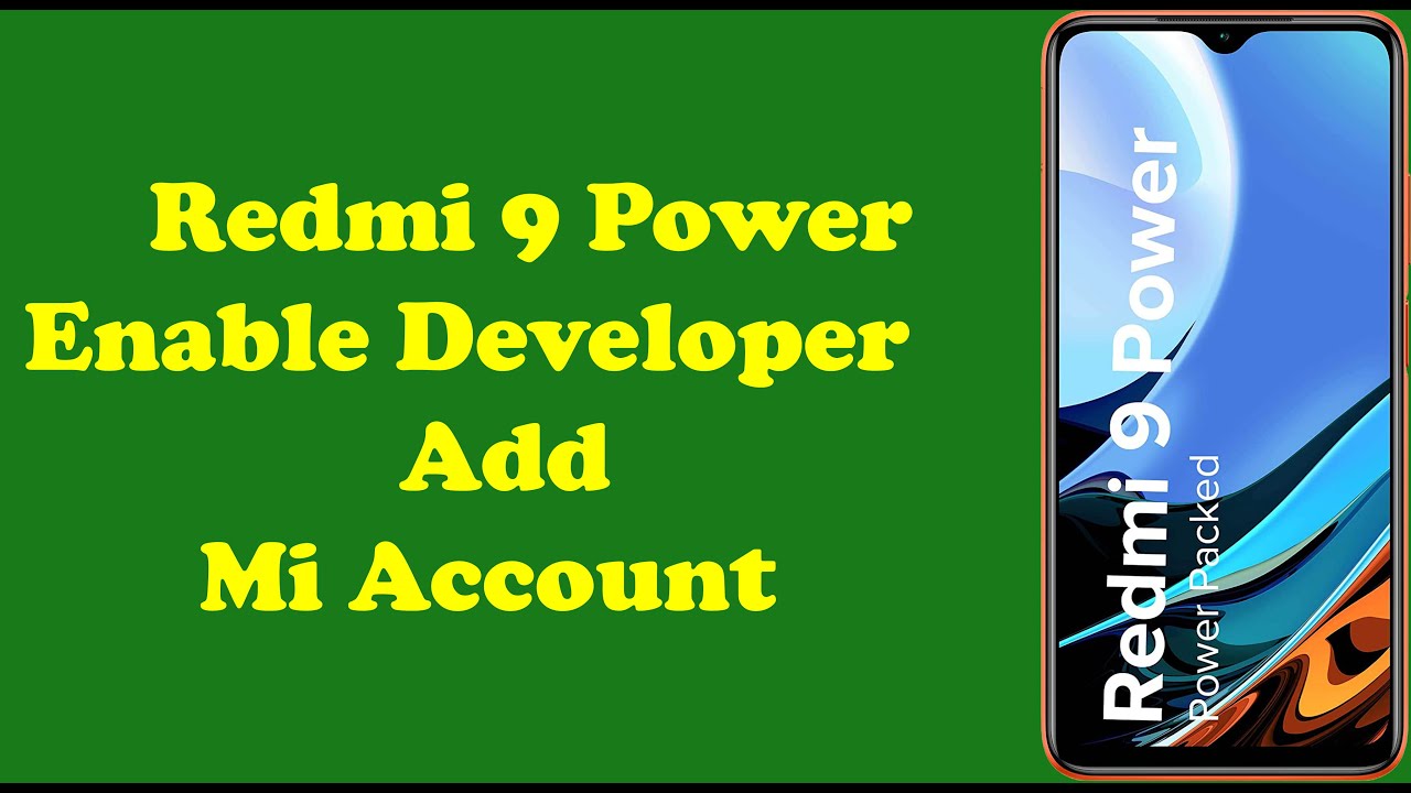 Developer options on Redmi 9 Power | How to enable developer options on ...