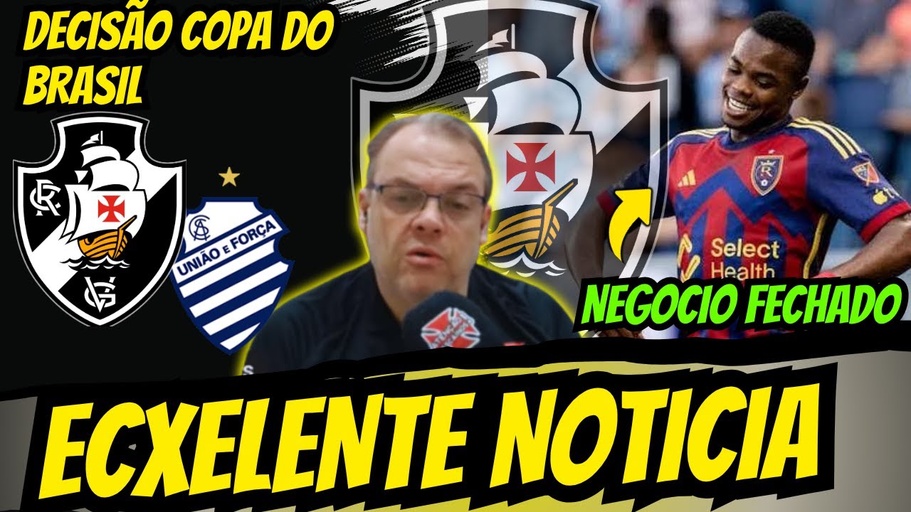 ACABOU A ESPERA !!ANDRES GOMES E DO VASCO!DECISÃO COPA DO BRASIL ...