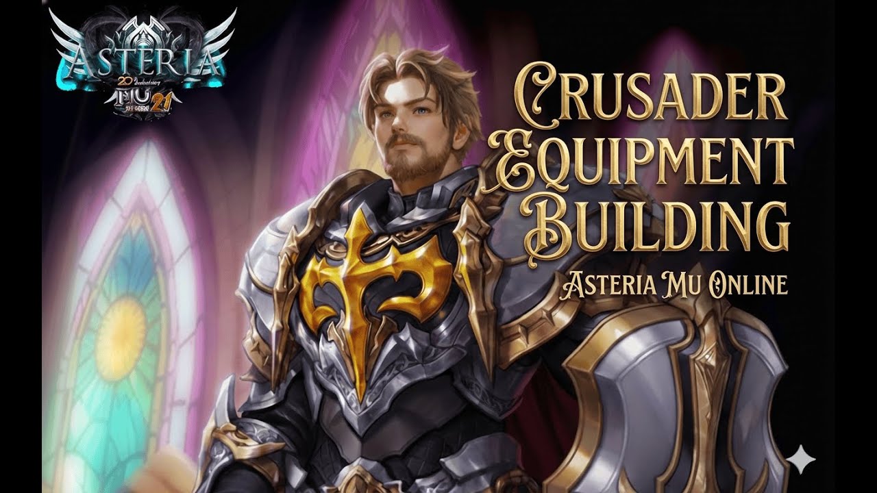 Asteria MU Crafting - Temple Guard Crusader Set and Weapons - YouTube