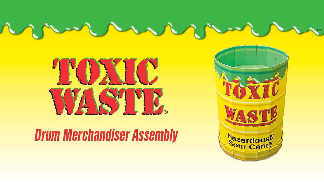 Toxic Waste Drum Merchandiser Assembly - YouTube