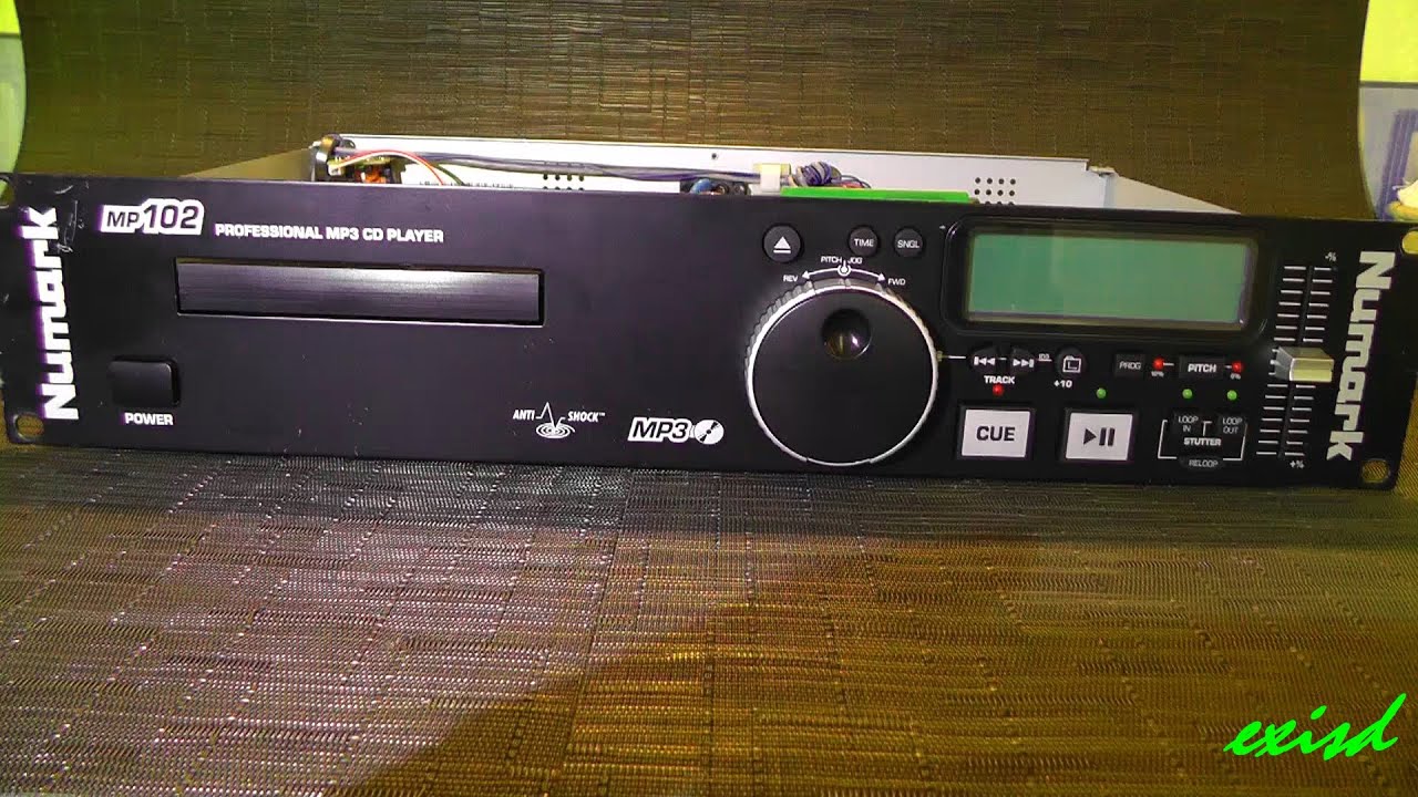 Numark MP102 professional mp3 cd player dj - YouTube