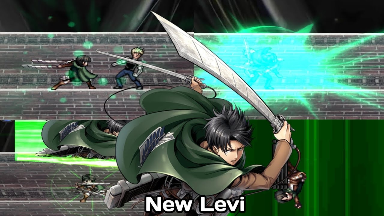 New Levi Ackerman V2 Best Edition | Bleach Vs Naruto [Character ...