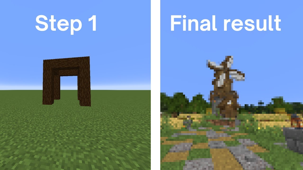 Average Minecraft Building Tutorial - YouTube