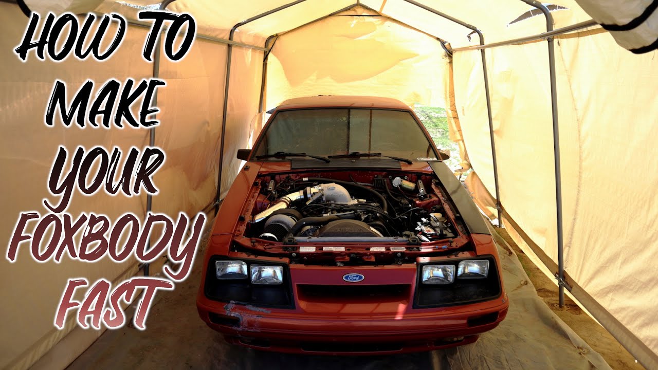 How to make your Fox body FAST! My Combo for building a 12 second Fox ...