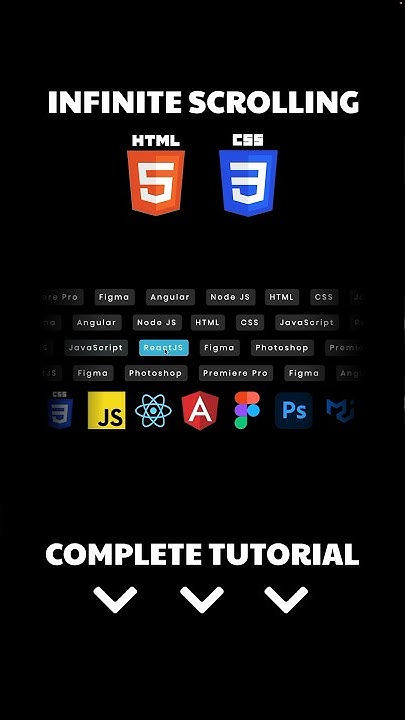 Infinite Horizontal Scroll Animation | Infinite Scrolling Animation CSS Only #infinite #htmlcss ...
