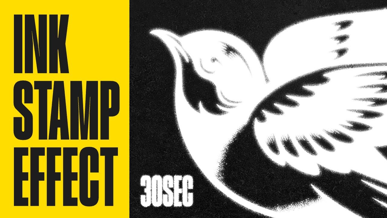Make This Distressed Ink Stamp Effect In 30 Seconds - YouTube
