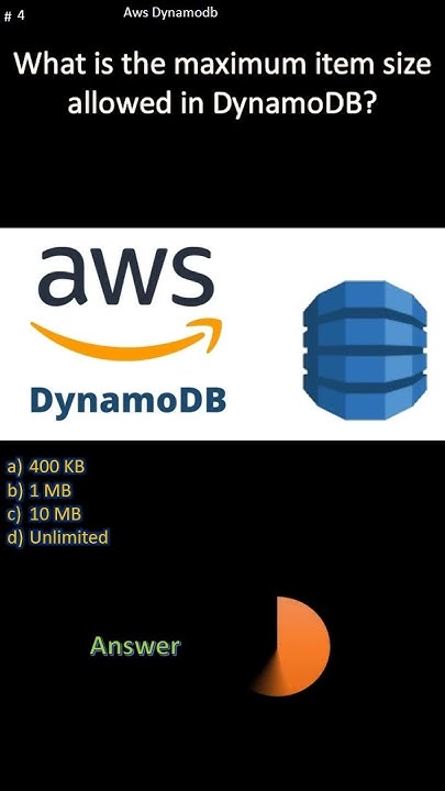 AWS Dynamodb| What is the maximum item size allowed in DynamoDB? - YouTube