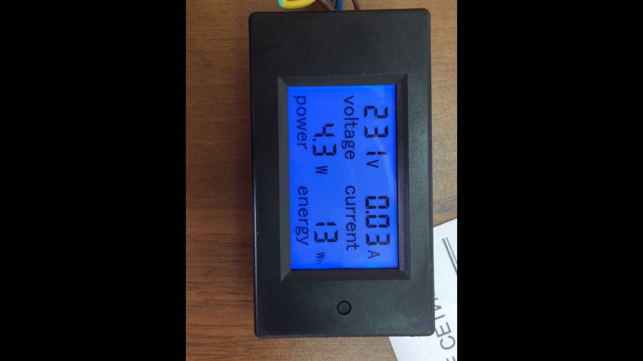 AC digital multi-function meter - YouTube