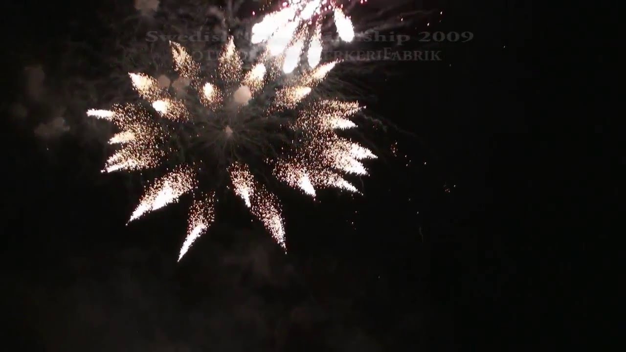 2009 Swedish Fireworks Championships Göteborgs FyrverkeriFabrik - YouTube