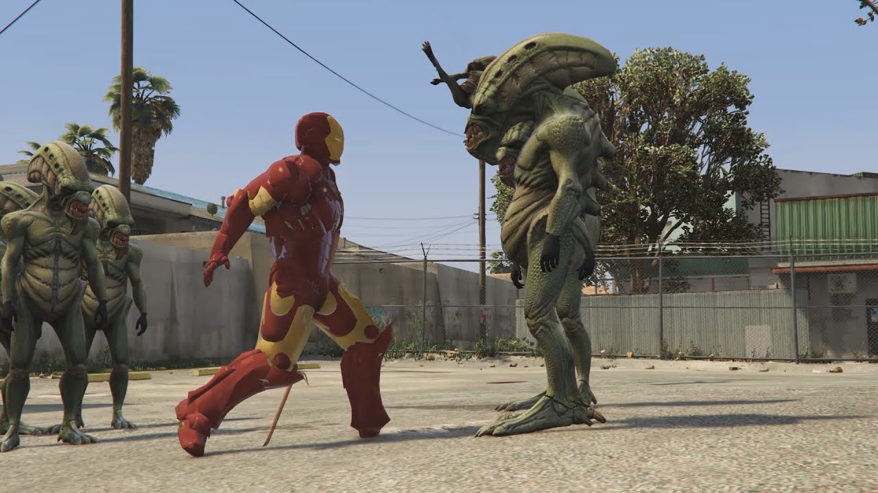 Iron Man-Alien Invasion | Rockstar Editor - YouTube