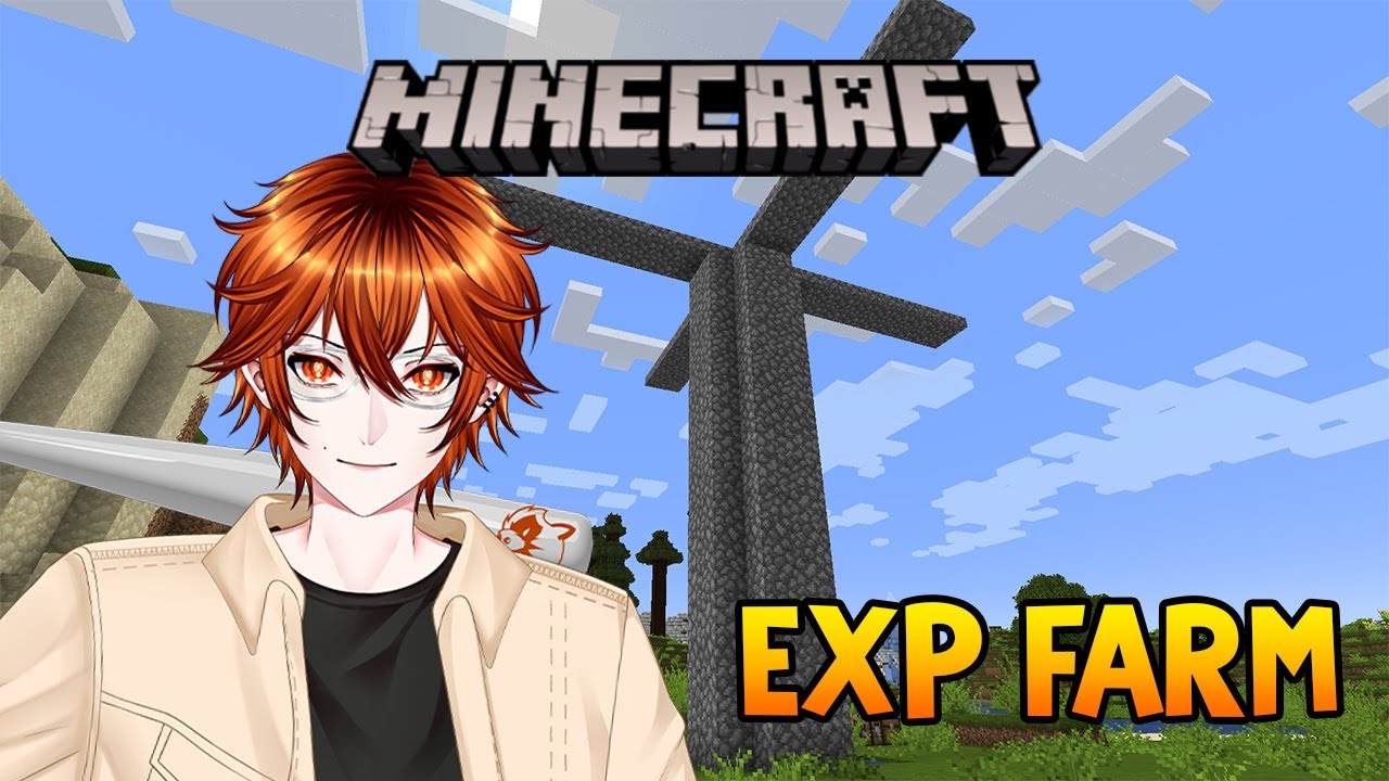 Ajarin Gua Buat Mob Farm Exp dan Enchant Senjata - Minecraft #4【VTuber Indonesia】 - YouTube