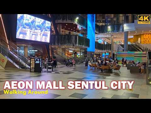 ⁴ᴷ⁶⁰ Walking Around ÆON MALL SENTUL ~ AEON Sentul City [Mall Terbesar di Bogor]⁉️ West Java