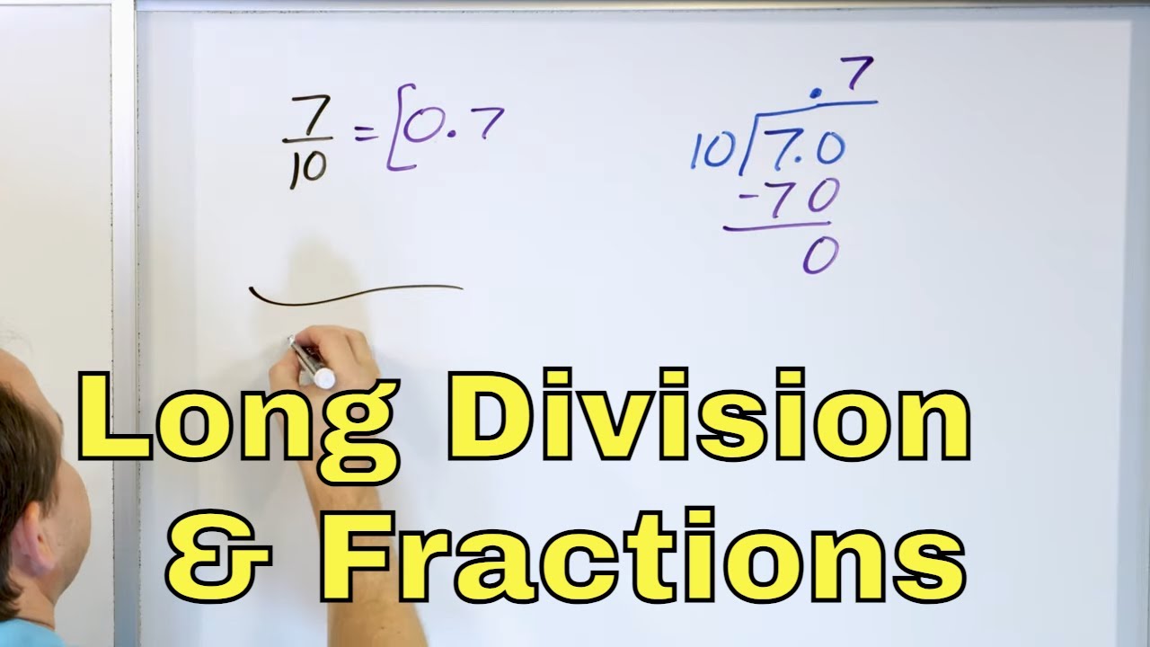 Learn To Convert Fractions To Decimals Long Division 7 2 17 YouTube Learn To Convert Fractions To Decimals Long Division 7 2 17 YouTube