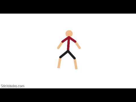 Stickman animation (naruto run cycle) - YouTube