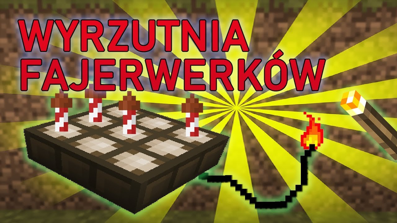 WYRZUTNIA FAJERWERKÓW W MINECRAFT! - YouTube