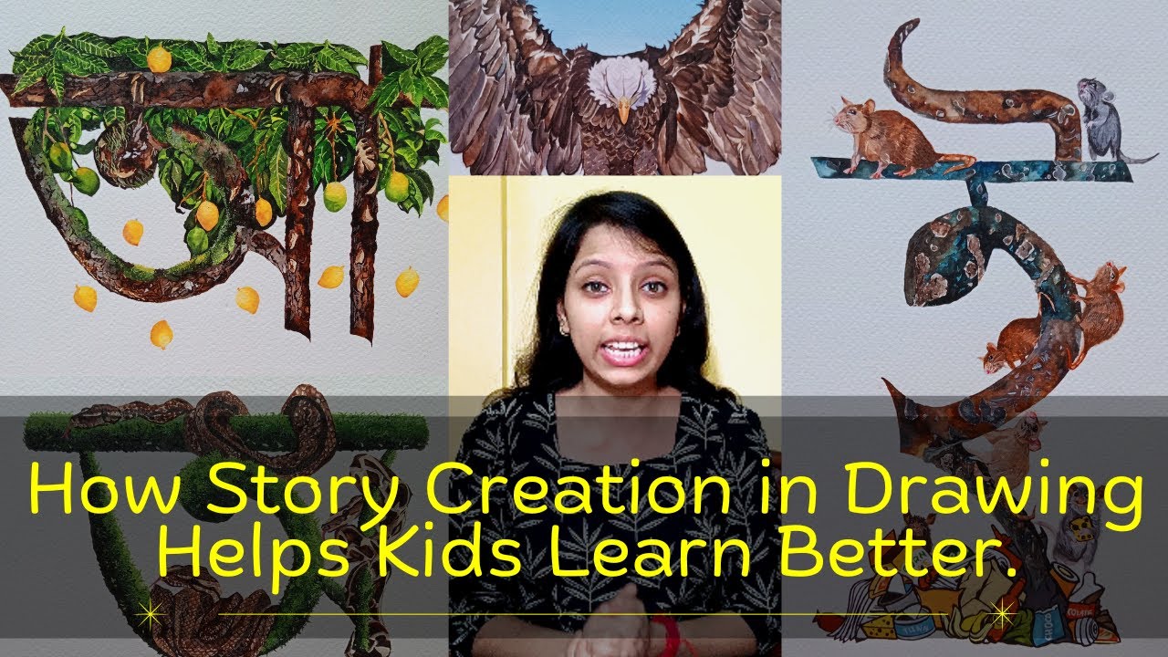 How Story Creation in Drawing Helps Kids Learn Better ️ | Beginners to ...