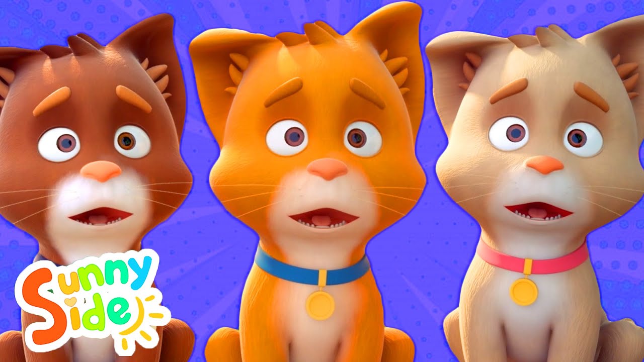 Tres pequeños gatitos | Three little kittens en español | Canciones ...
