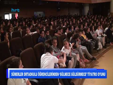 Sümerler Ortaokulu öğrencilerinden ‘Gülmece Güldürmece’ tiyatro oyunu